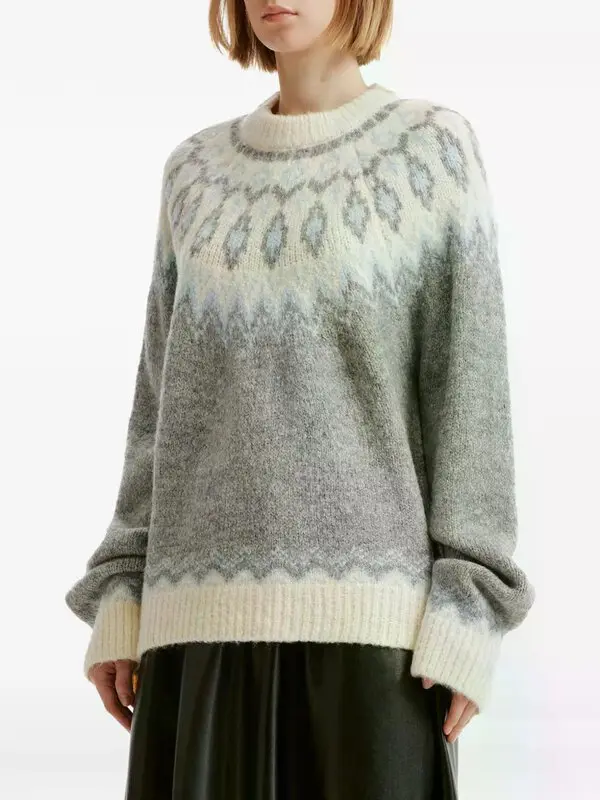 B+AB Fair Isle Knit Sweater