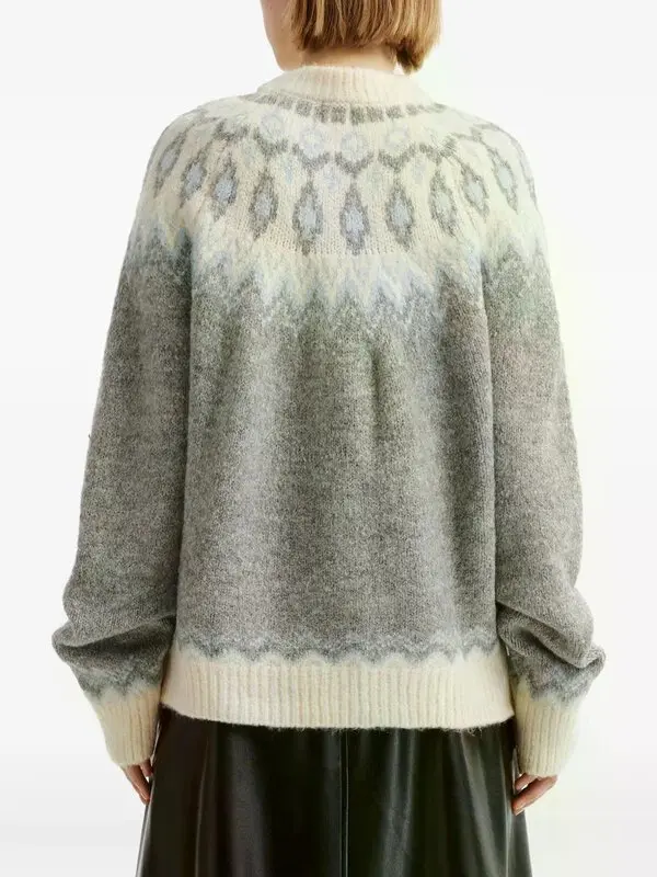 B+AB Fair Isle Knit Sweater
