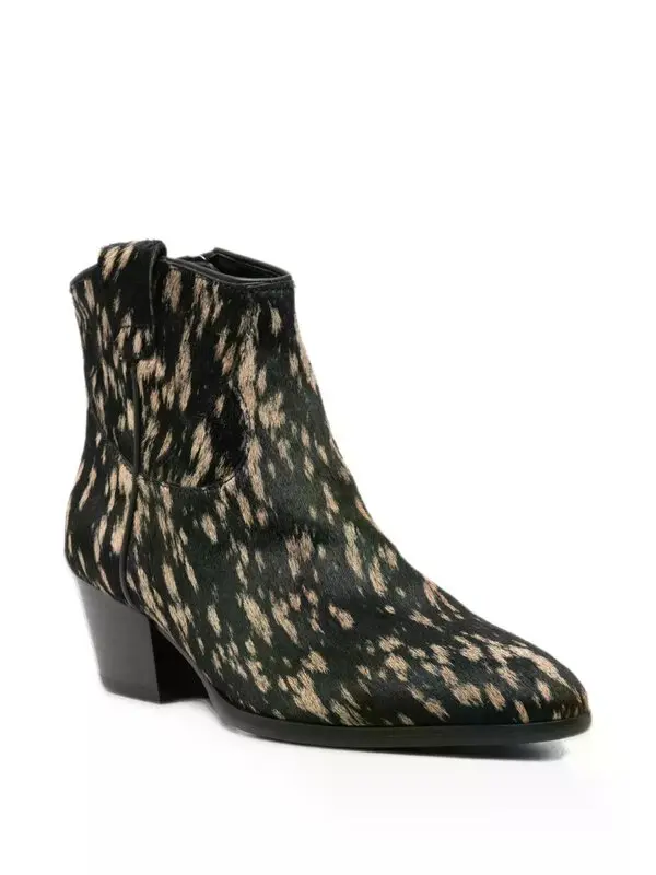 Ash Fame Leopard-print Ankle Boots