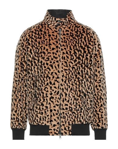 BARACUTA Jacket Camel Size Cotton