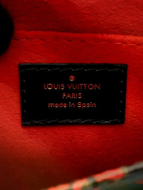 LOUIS VUITTON 2010s Petite Sac Plat Monogram Fall In Love Handbag