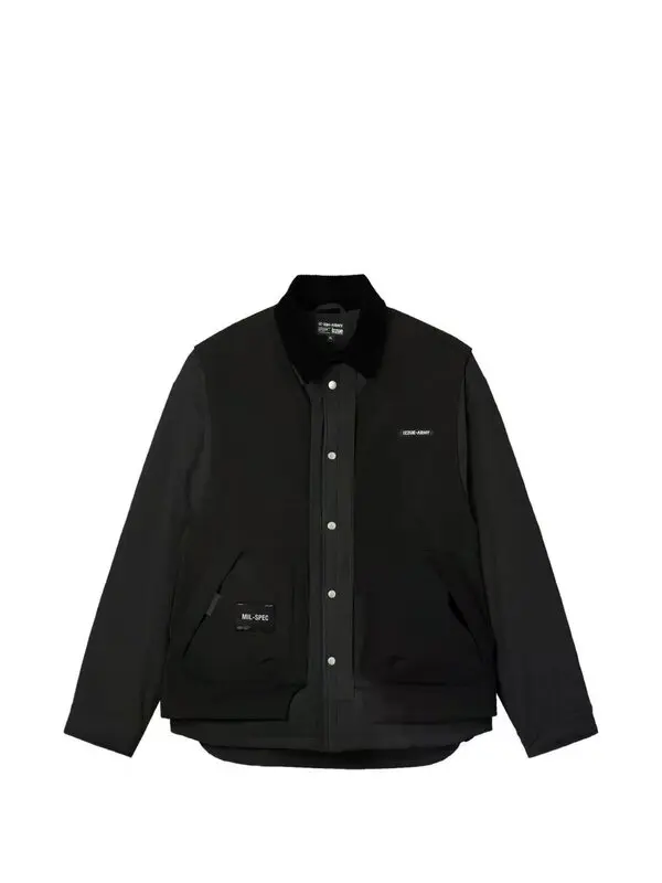 Izzue Corduroy-collar Layered Jacket