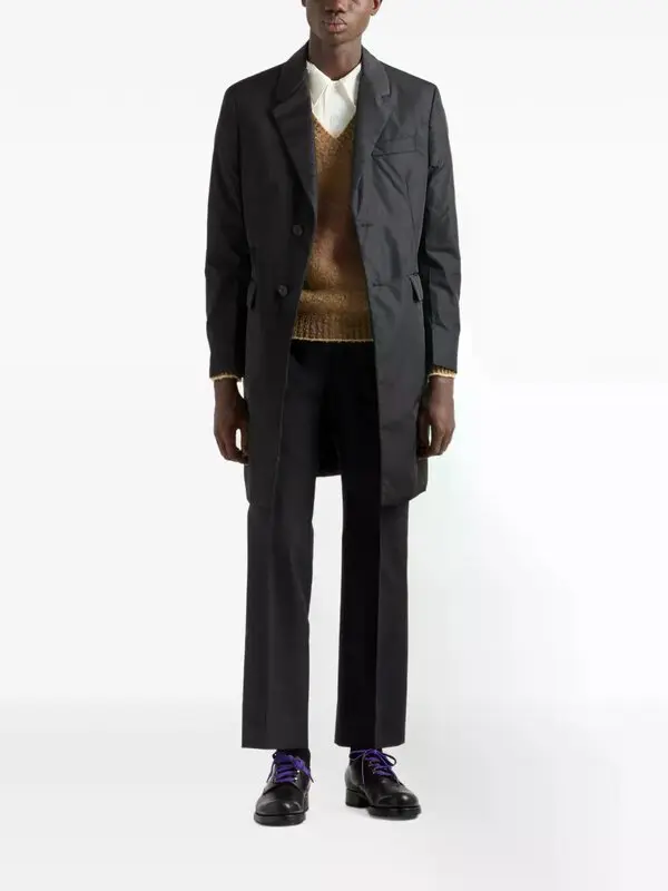 Prada Single-breasted Re-nylon Coat