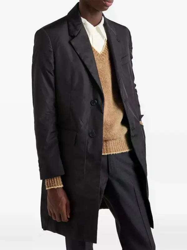 Prada Single-breasted Re-nylon Coat