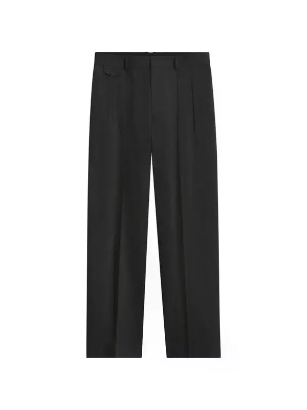 BOSS By Beckham Relaxed-fit Pants In Italian Wool