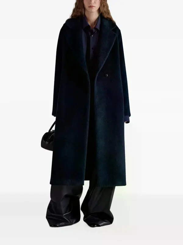 Antonio Marras Double-breasted Logo-embroidered Coat