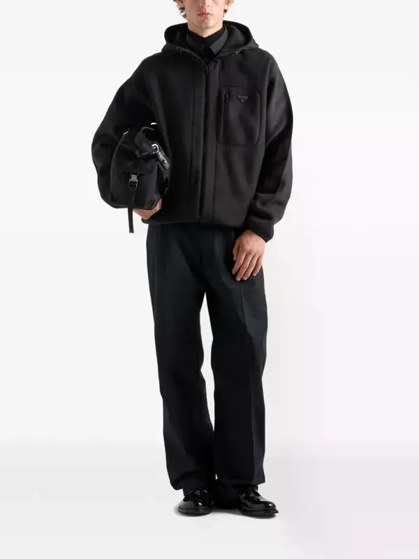 Prada Fleece Blouson Jacket