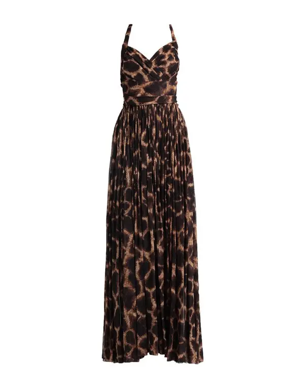 Dolce & Gabbana Maxi Dress Dark Size Silk