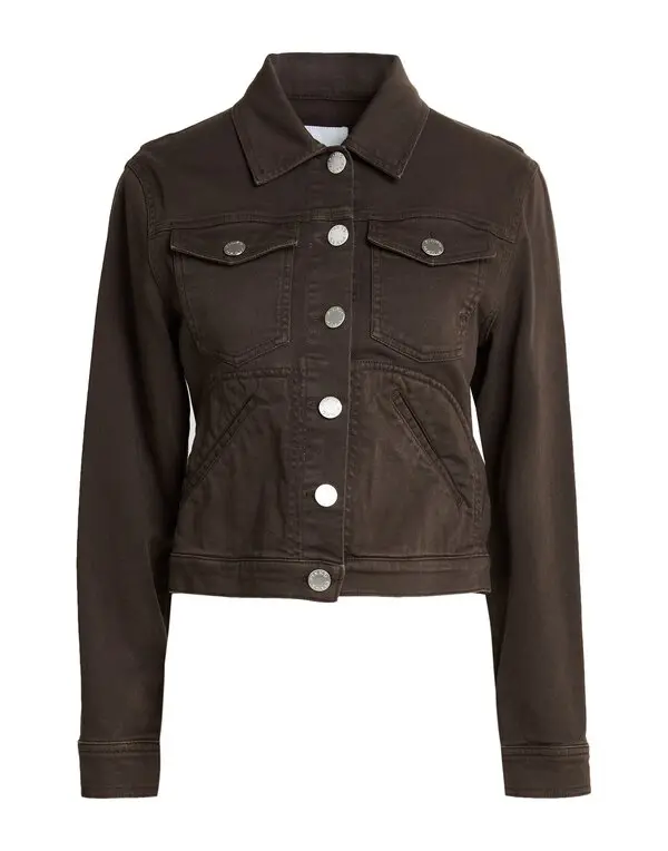Pinko Denim Outerwear Size Cotton, Elastane