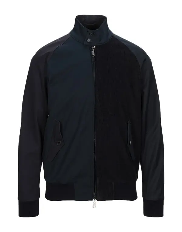 BARACUTA Jacket Size Cotton, Polyester - Blue