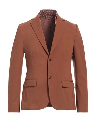 DANIELE ALESSANDRINI Blazer Size Cotton, Polyamide, Elastane, Polyester - Brown