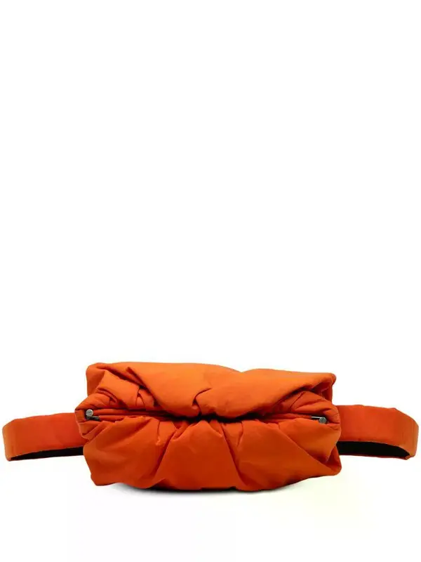 Bottega Veneta 2012-2026 Nylon The Body Pouch Belt Bag - Orange