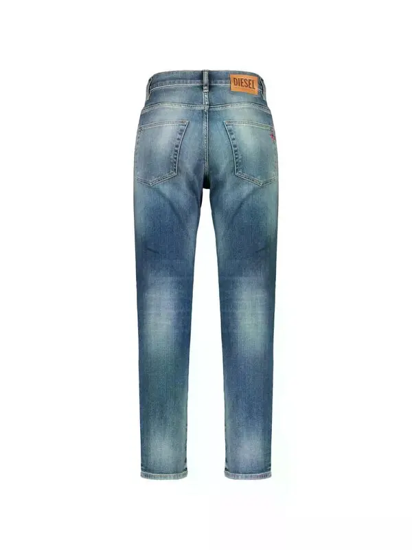DIESEL® Faded-effect Distressed Jeans