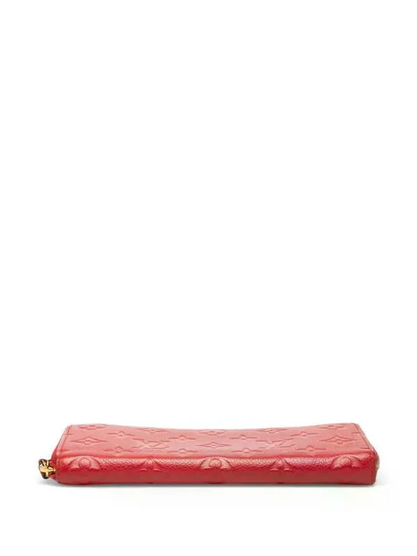 LOUIS VUITTON 2017 Monogram Empreinte Clemence Wallet Long Wallets