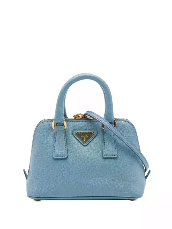 Prada 2000-2013 Mini Saffiano Lux Promenade Satchel
