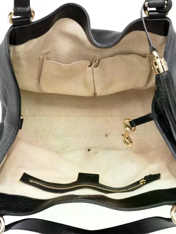Gucci 2000-2015 Medium Leather Soho Cellarius Tote Satchel