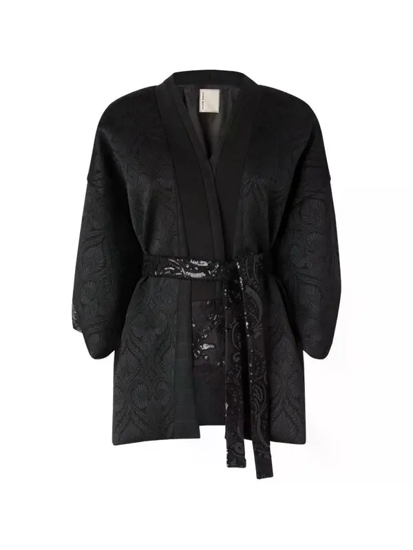 Antonio Marras Sequin-embellished Jacquard Kimono Jacket
