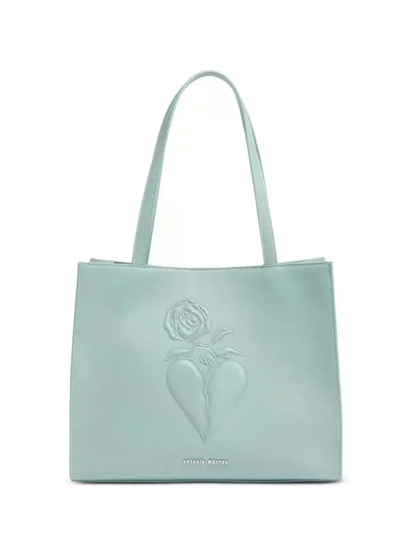 Antonio Marras Core Meu Embossed-leather Tote Bag - Blue