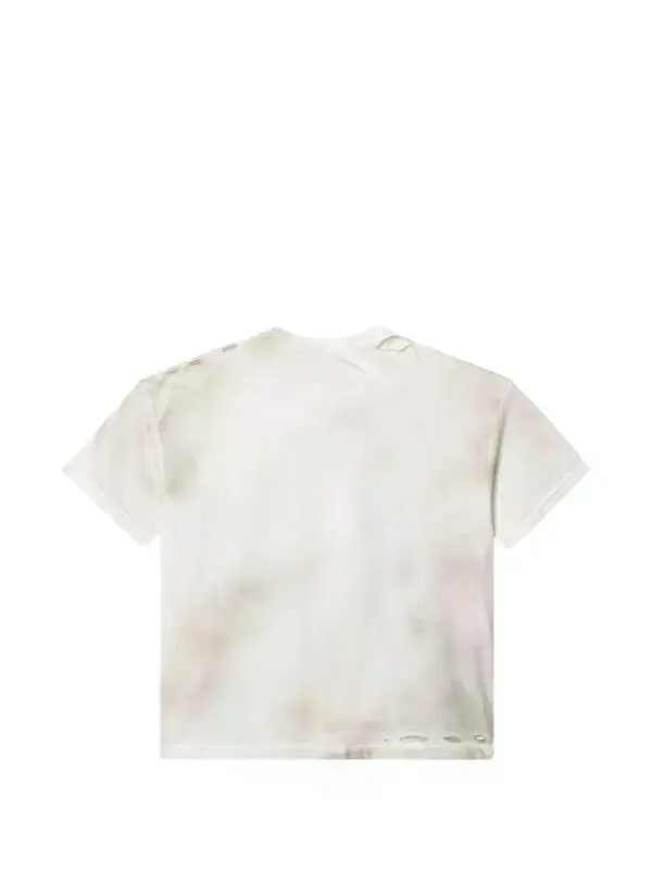 VALE FOREVER Distressed Graphic-print T-shirt
