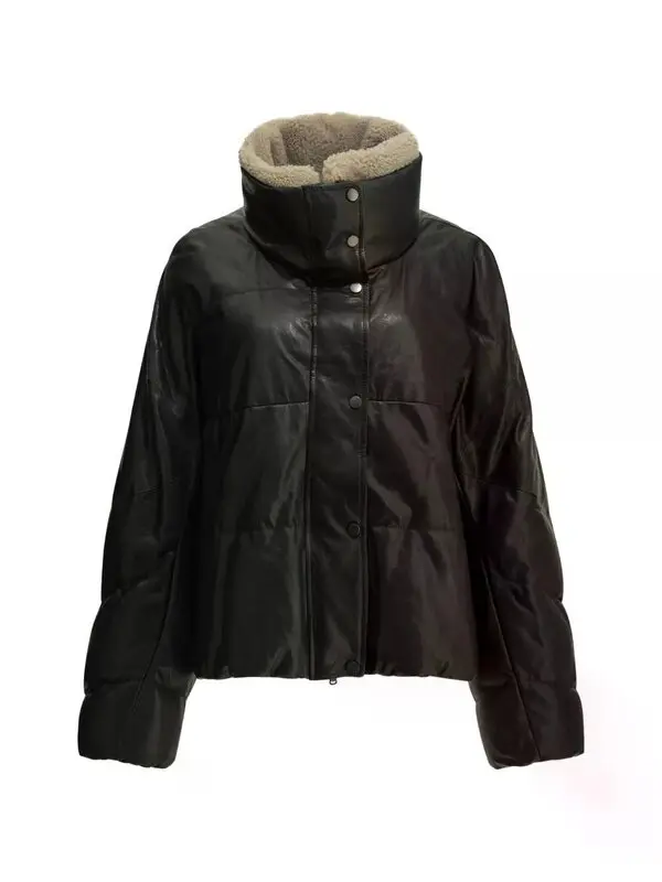 Brunello Cucinelli Quilted Leather Jacket