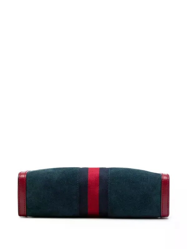 Gucci 2016-2026 Small Suede Web Ophidia Chain Crossbody Bag