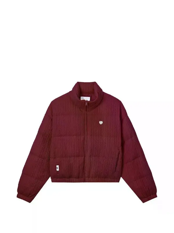 CHOCOOLATE Cable-knit Quilted Jacket