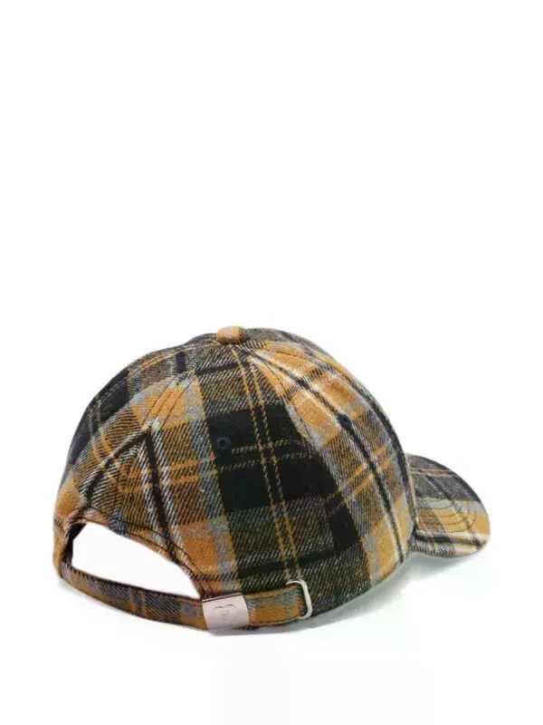 AAPE BY *A BATHING APE Check-pattern Logo-patch Baseball Cap