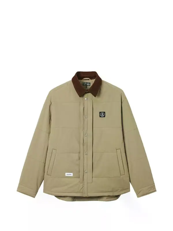 Izzue Corduroy-collar Layered Jacket