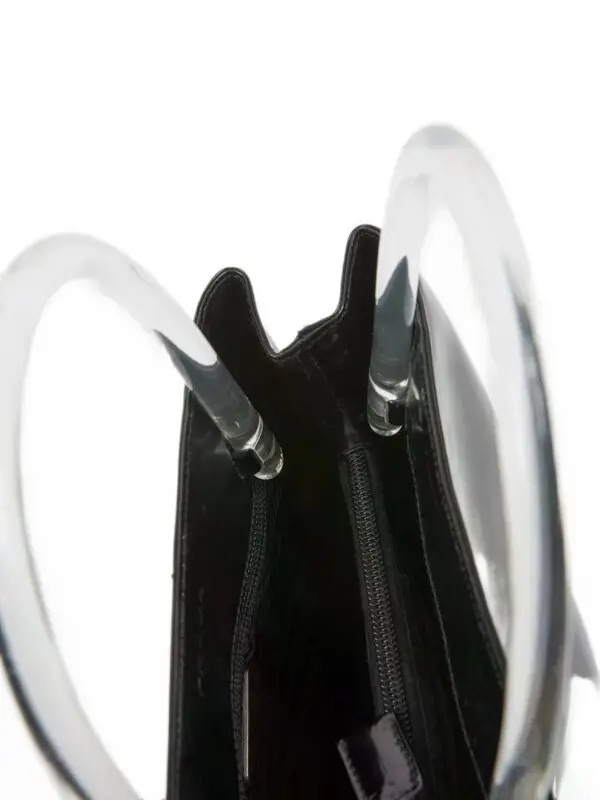 Prada 1990s Spazzolato Tote Bag - Black