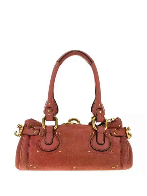 Chloé Small Paddington Bag In Suede Leather