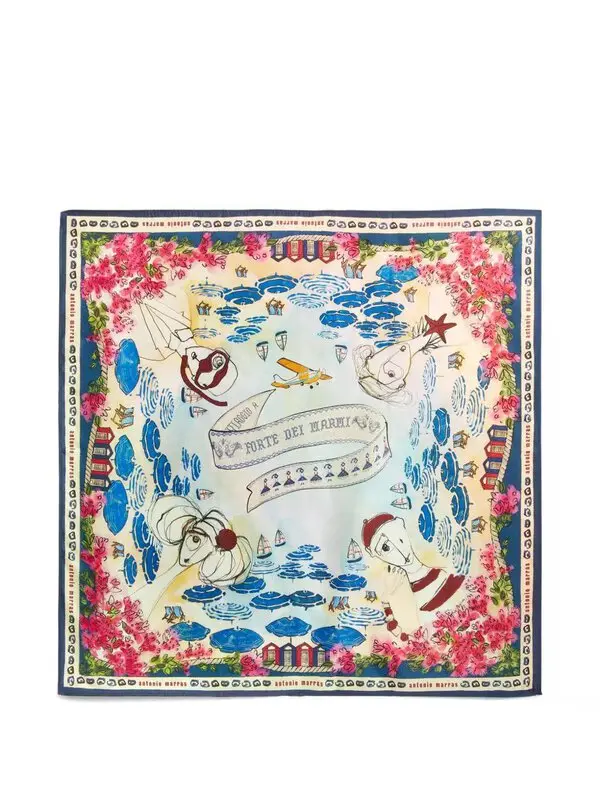 Antonio Marras Forte Dei Marmi Silk Scarf