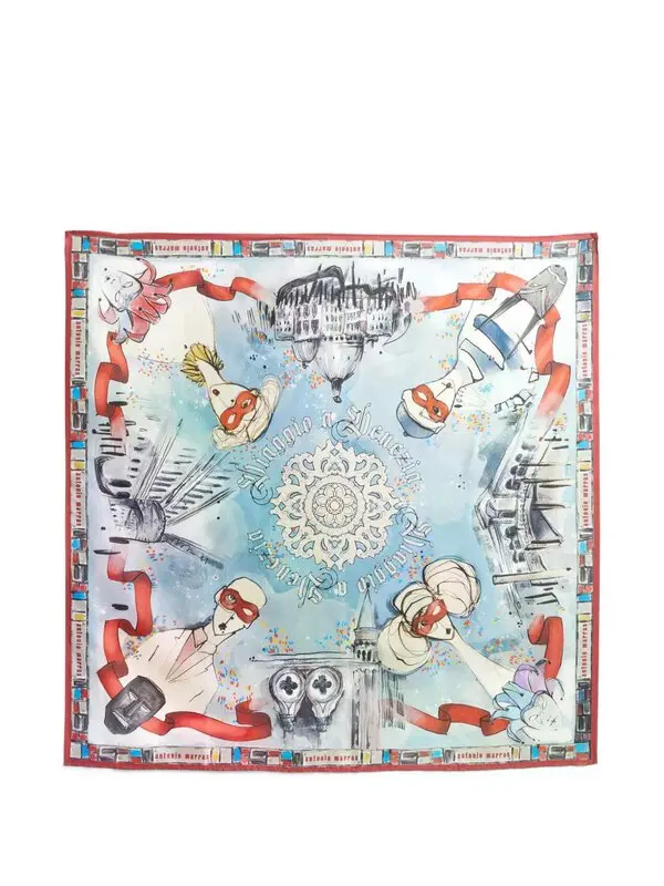 Antonio Marras Venezia Silk Scarf