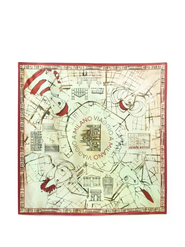 Antonio Marras Milano Silk Scarf