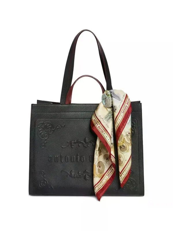 Antonio Marras Roma Illustration-print Silk Scarf