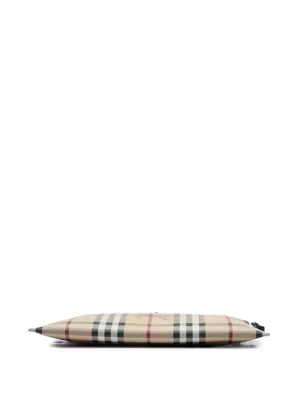 Burberry 2000-2017 Haymarket Check Coated Canvas Peyton Crossbody Bag