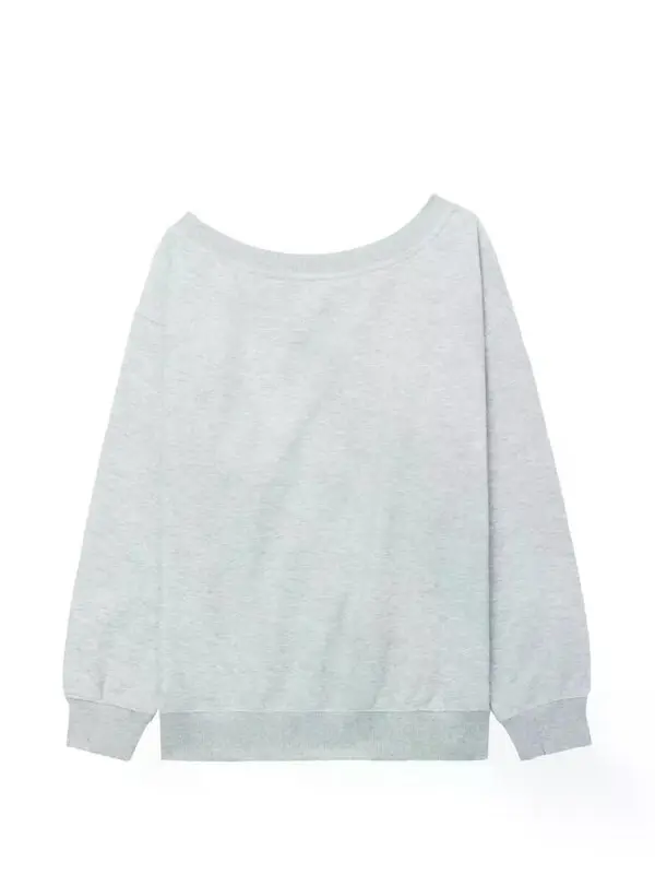 AAPE BY *A BATHING APE Off-shoulder Logo-print Sweatshirt
