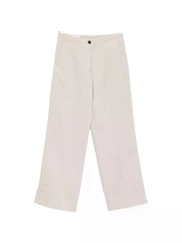 MY MYTHS Turn-up Cuff Trousers - Neutrals