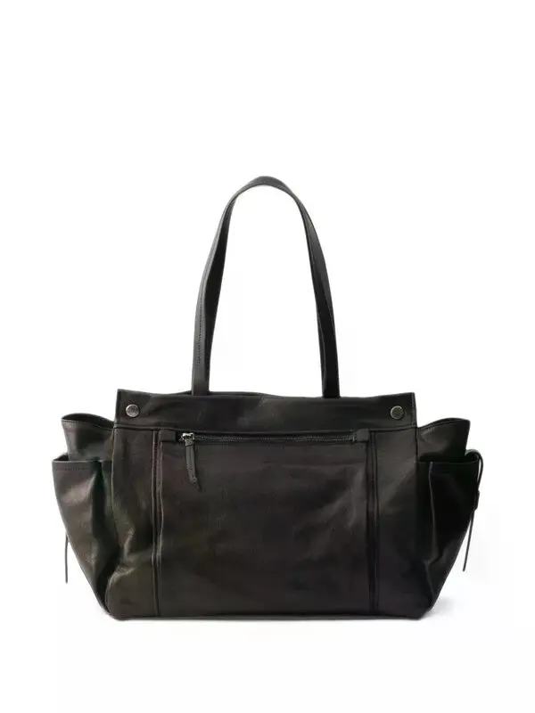 Prada Route Leather Tote Bag
