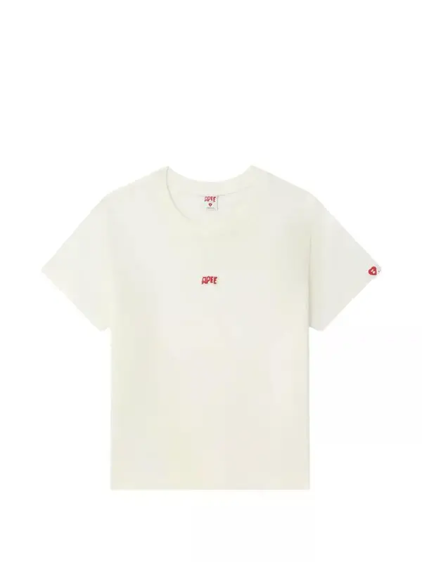 AAPE BY *A BATHING APE Logo-patch Cropped T-shirt