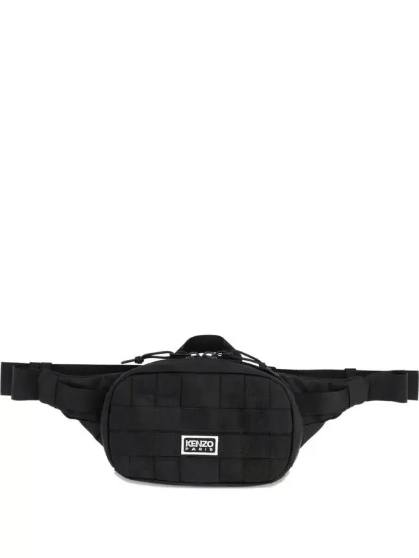 Kenzo Explorer Logo-patch Woven Belt Bag