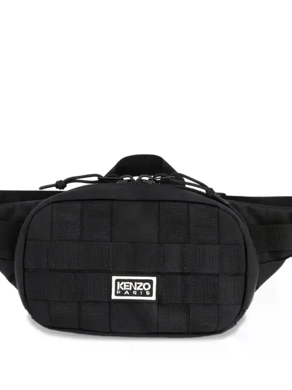 Kenzo Explorer Logo-patch Woven Belt Bag