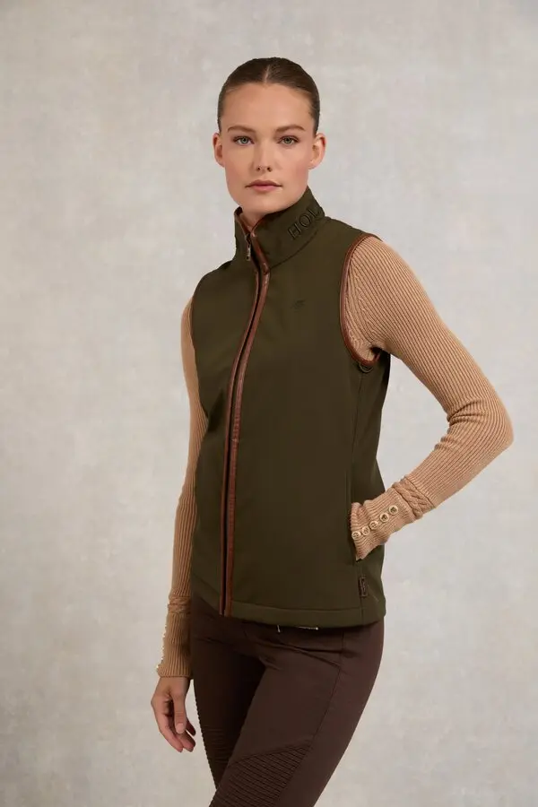 Holland Cooper Stamford Gilet - Khaki