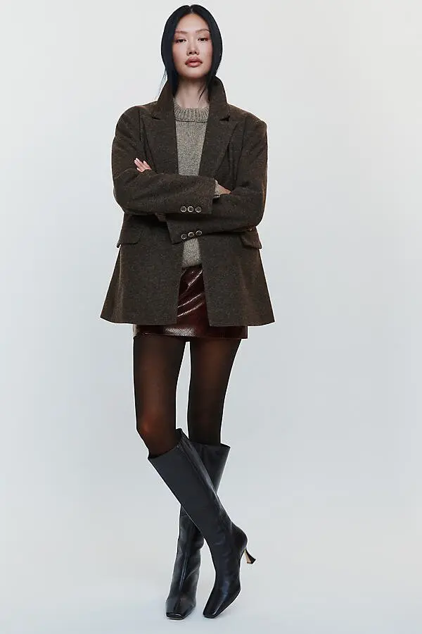 TONY BIANCO Fantasy Tall Stiletto Boots - Chocolate