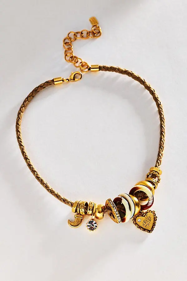 ELIZABETH COLE Cosmic Love Charm Necklace - Neutral