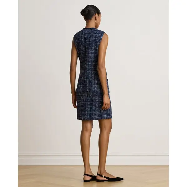 Ralph Lauren Bouclé Sleeveless Shift Dress