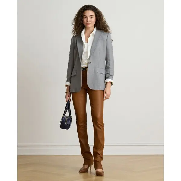 Ralph Lauren Mélange Wool Twill Blazer