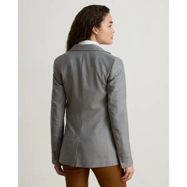 Ralph Lauren Mélange Wool Twill Blazer