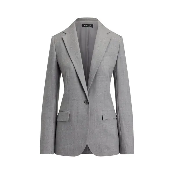 Ralph Lauren Mélange Wool Twill Blazer
