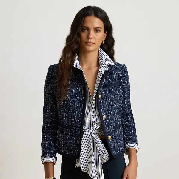 Ralph Lauren Bouclé Cropped Jacket