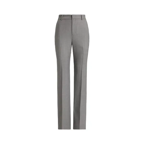 Ralph Lauren Mélange Wool Twill Straight Pant